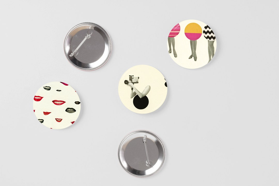 Mod Badges Set of Three 25mm Button Badges the Mod Set - Etsy