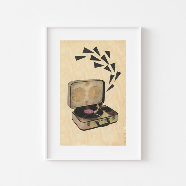 Record Player Art - Etsy