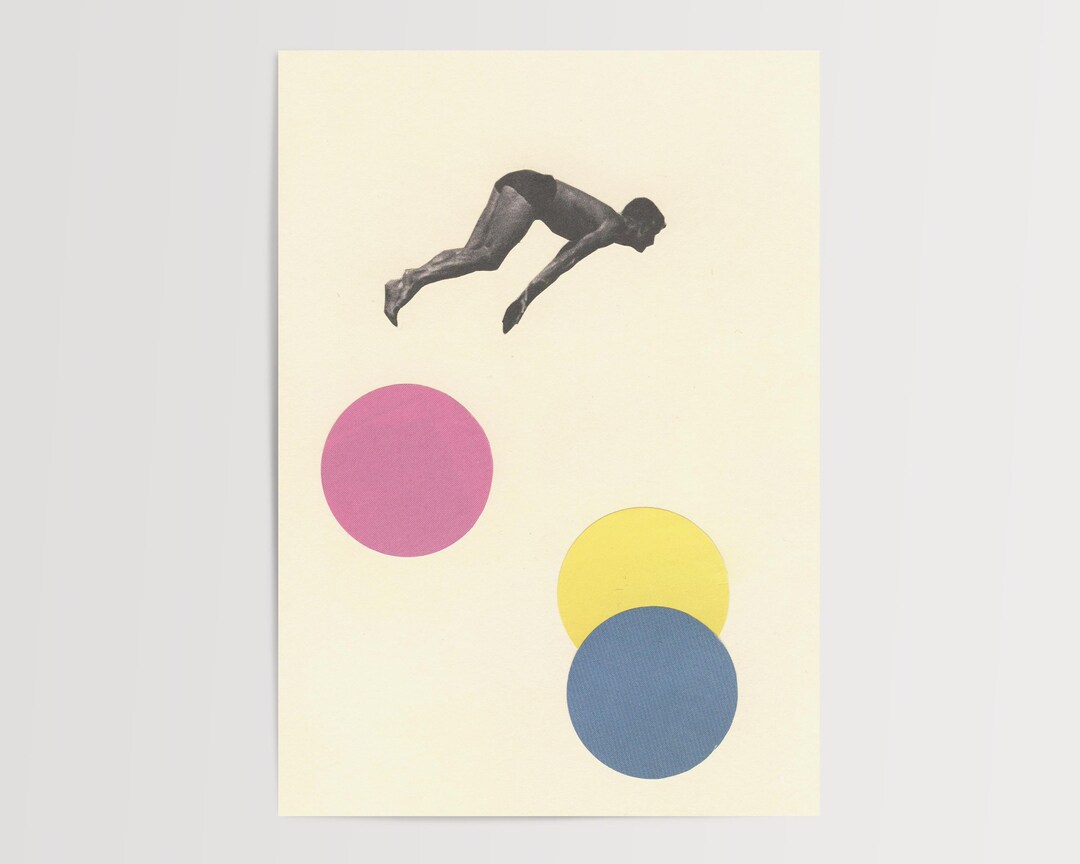 Swimming A6 Male Portrait Print for Keen Divers, Sale Print - High Dive ...