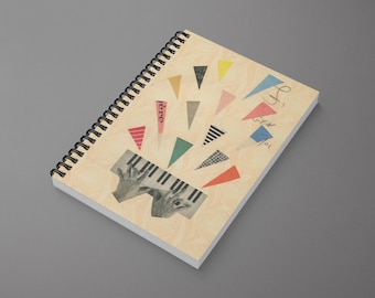 Spiral Notebook let the Music Heal You, 118 Ruled Line Pages Designer ...