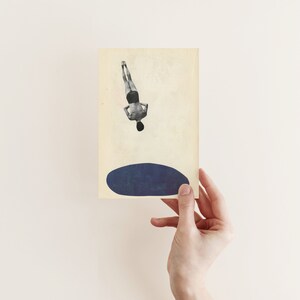 Swimming Pool Greetings Card - Springboard - Etsy