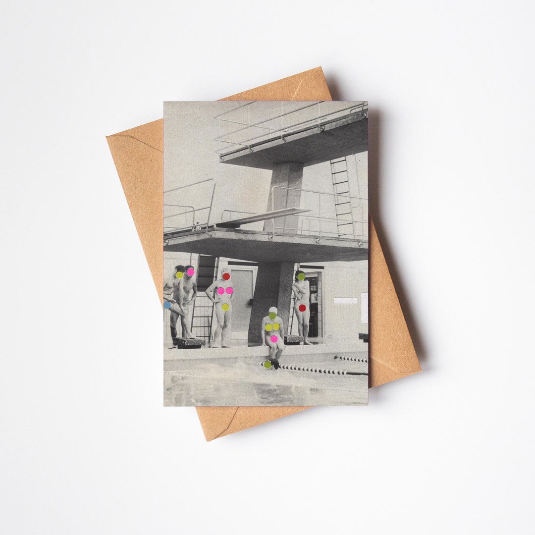 Swimming Pool Card - Modesty - Etsy