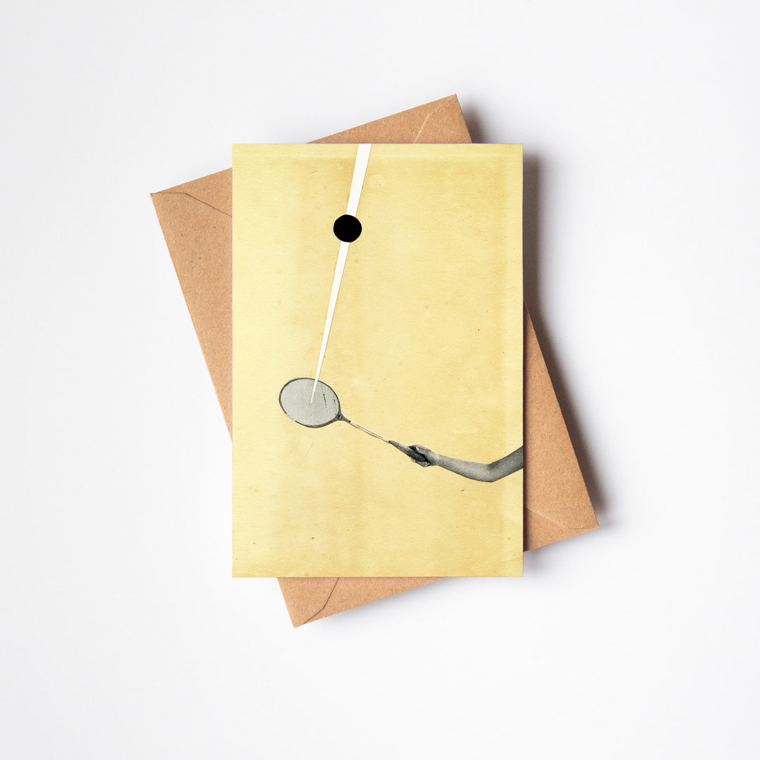 Tennis Greetings Card - Tennis Elbow - Etsy
