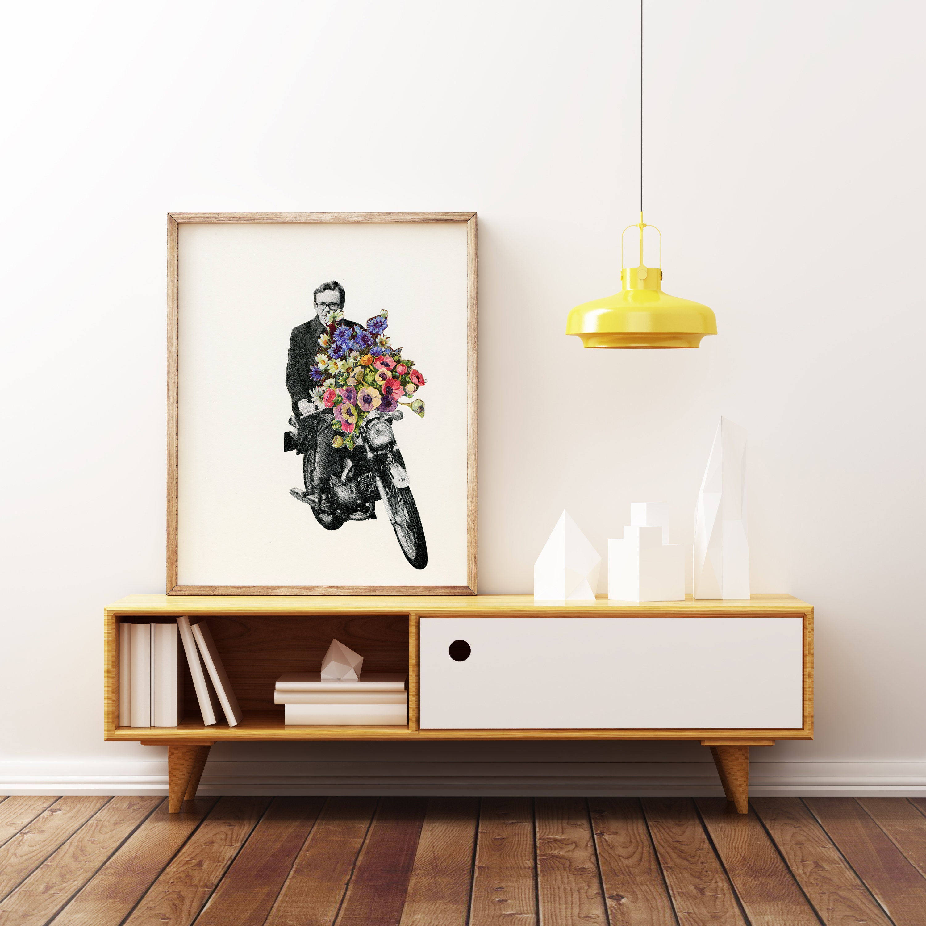 Motorcycle Art Pop Art Print Gift for Men Pimp My Ride | Etsy