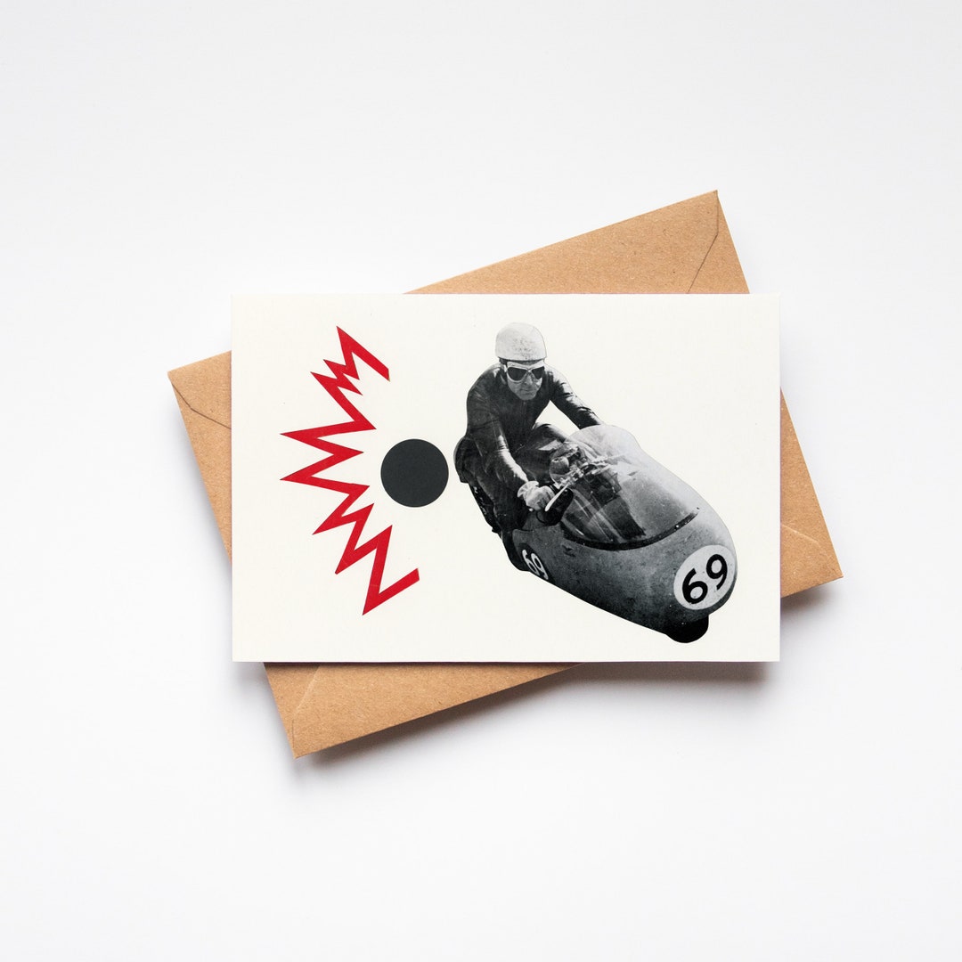 Father's Day Card, Motorbike Card - Motorcycle Madness - Etsy UK