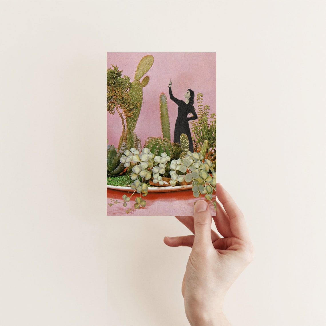 Cactus Card Botanical Greetings Card the Wonders of Cactus - Etsy