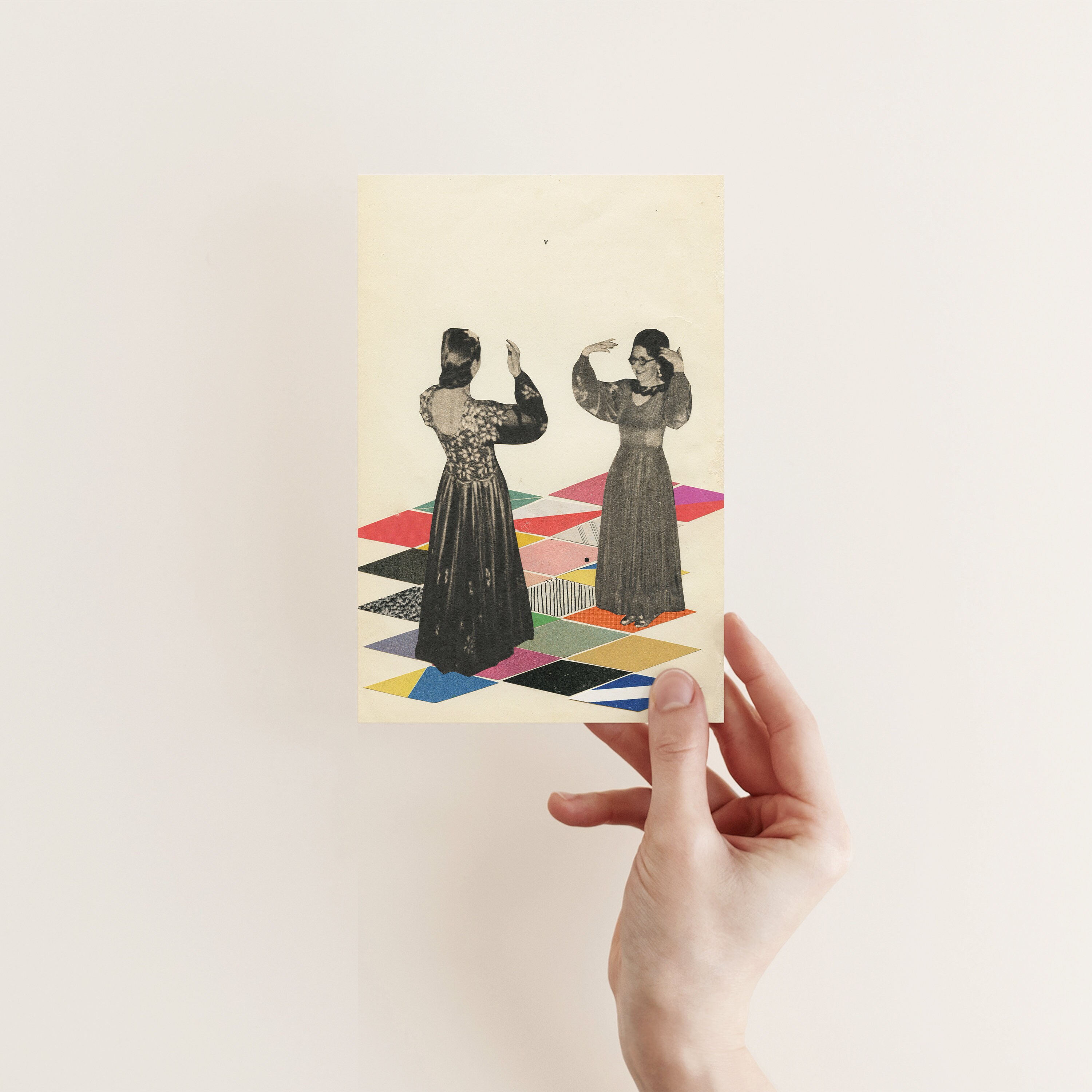 Disco Card Card for Dancer Dance Floor - Etsy