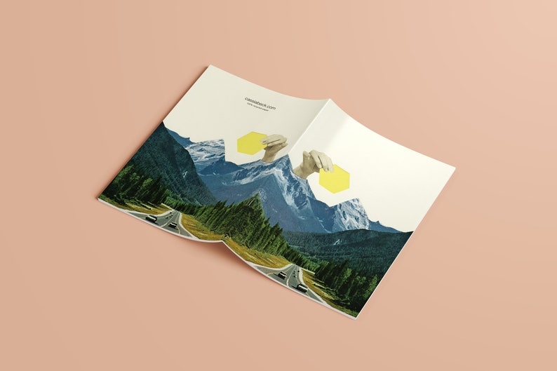 Mountain Notebook Recycled A5 Journal Moving Mountains - Etsy