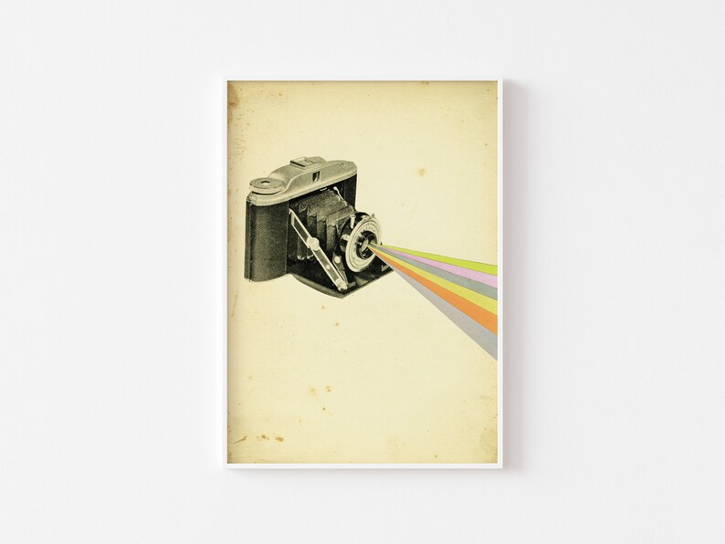 Camera Art Print, Photography Gifts, Pop Art Print - It's a Colourful ...