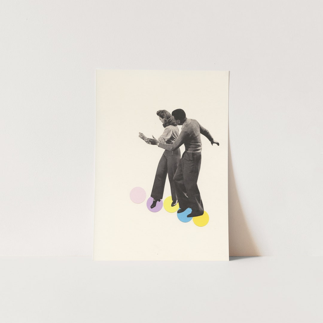 ORIGINAL COLLAGE - Dance Steps - Etsy