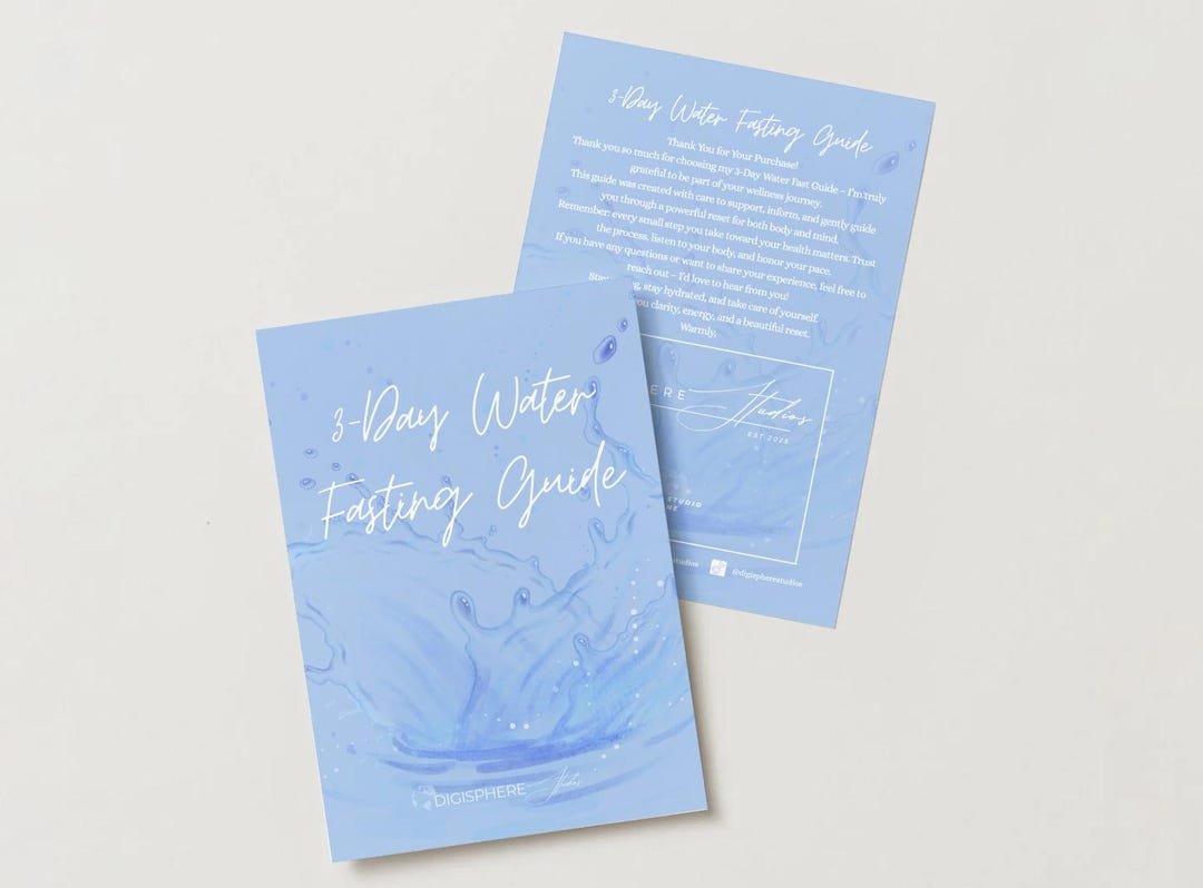 3-day Water Fasting Guide – Beginner's Detox Plan | Information & Tips ...