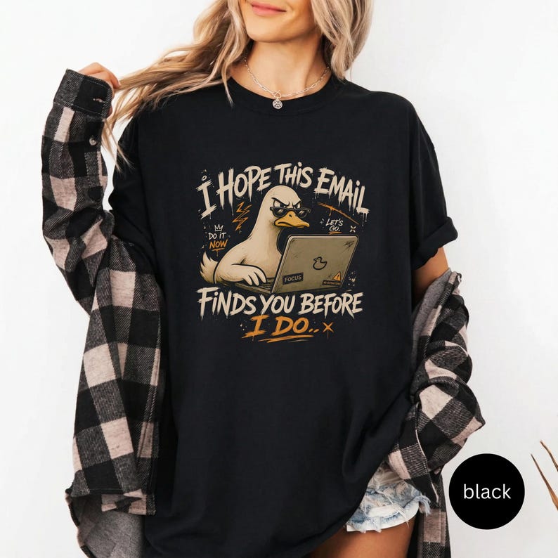 Funny Duck Unisex Shirt | Office Humor | Coworker Gift | Remote Work - Etsy