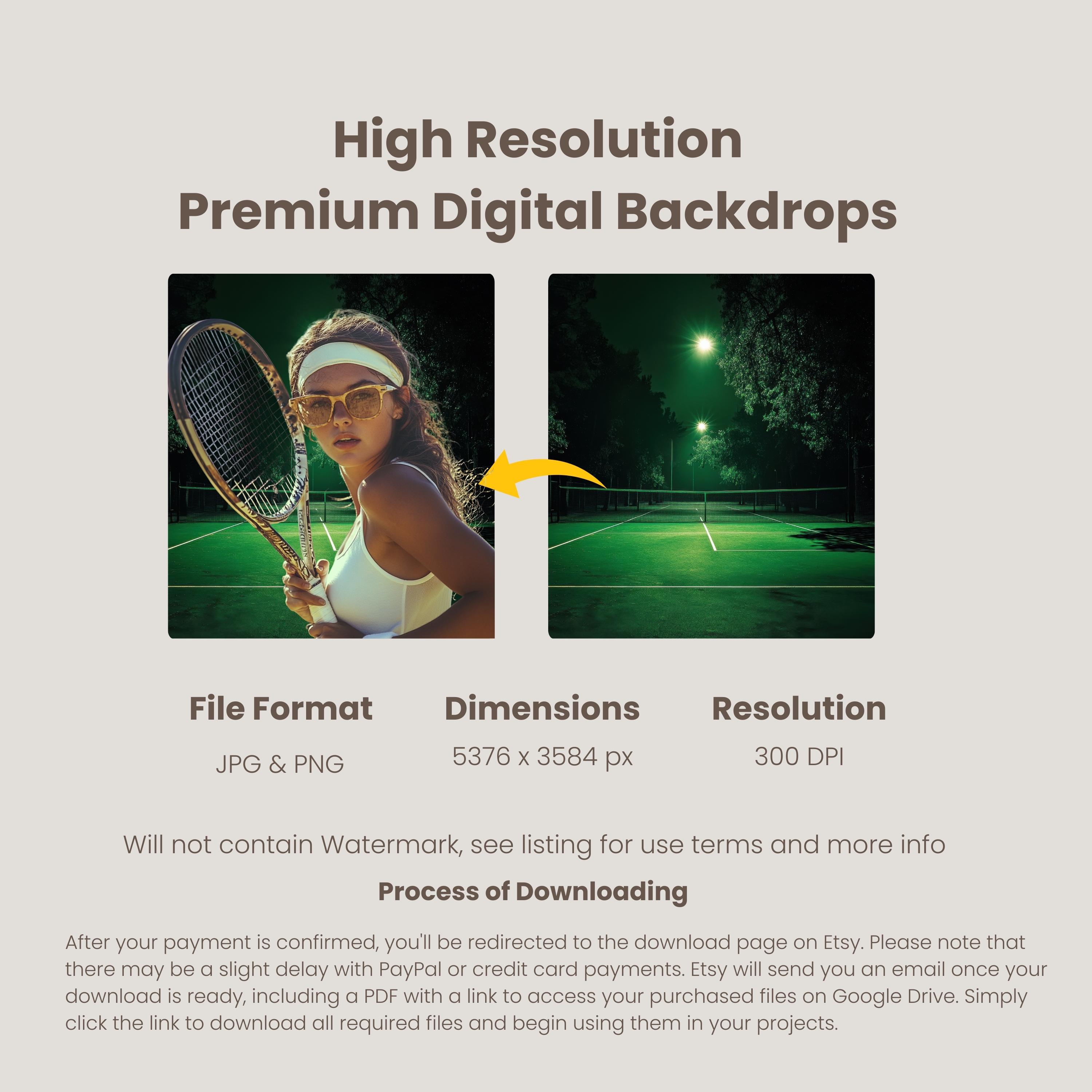 50 Tennis Background Sport Digital Backdrop Tennis Backdrop Sports ...