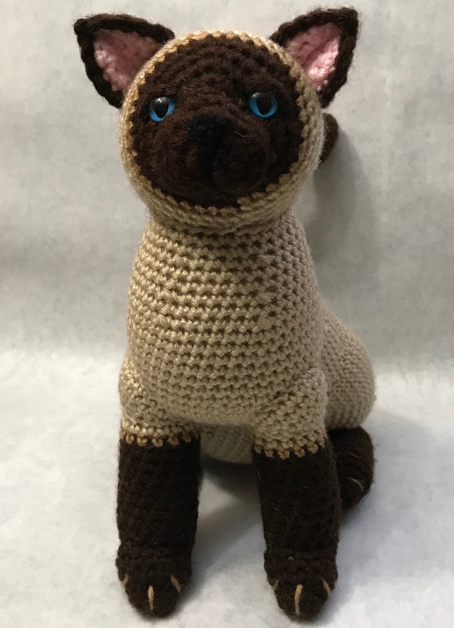 Siamese Cat Amigurumi Crochet Pattern - Etsy