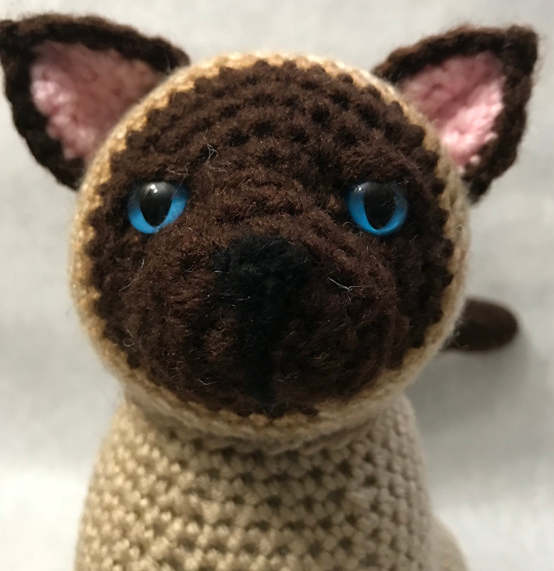 Siamese Cat Amigurumi Crochet Pattern - Etsy