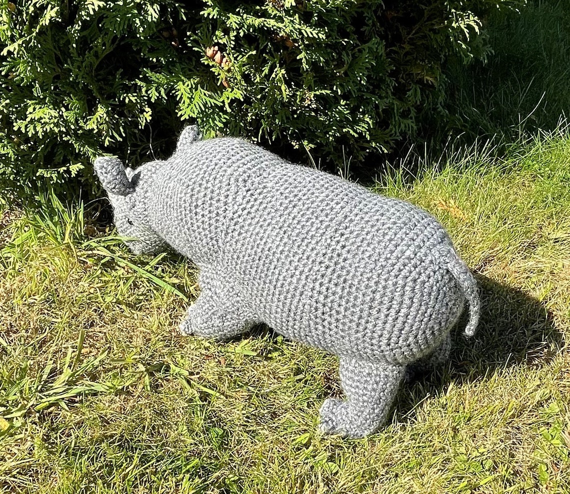 Rhino Amigurumi Crochet Pattern - Etsy