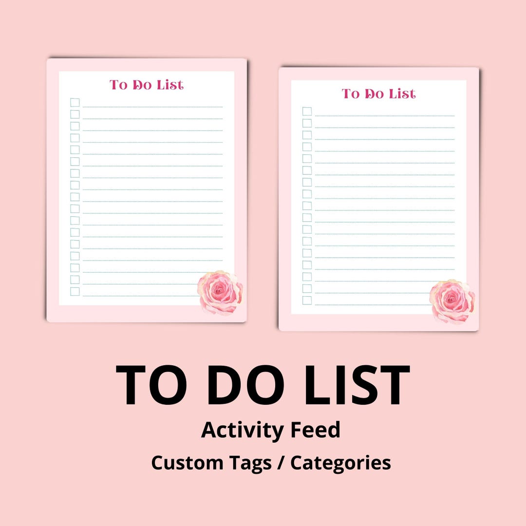 Simple To-do List Printable, Minimal Task List, Daily Productivity ...