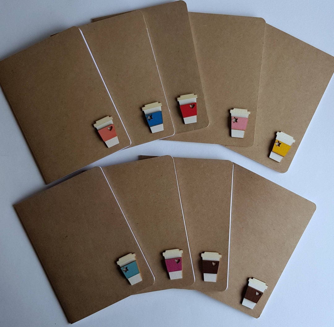 Coffee Lover Handmade Notebooks Journals With Recycled Covers. They Are ...