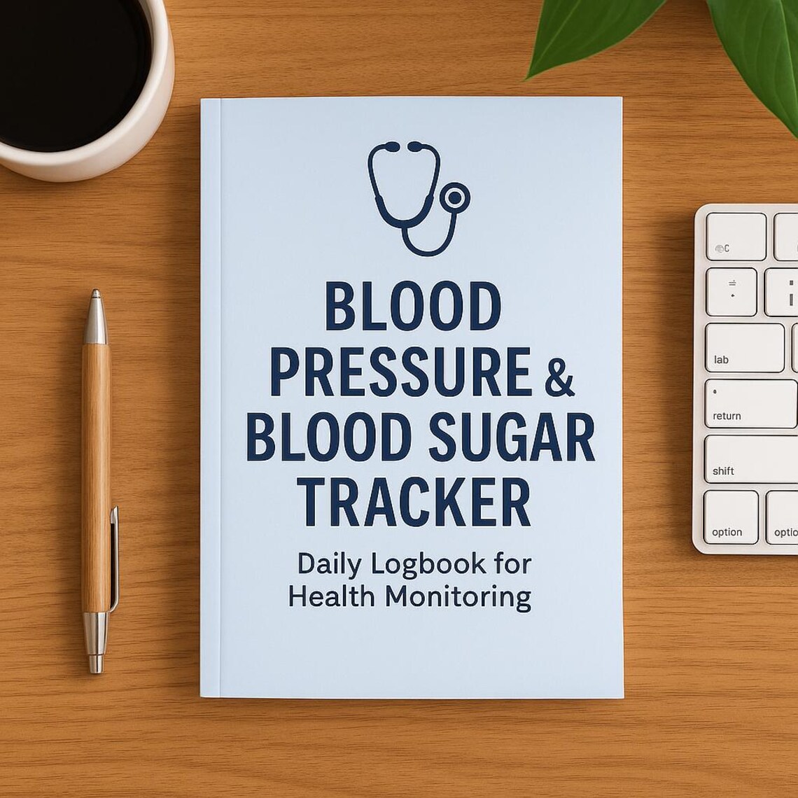 Blood Pressure and Blood Sugar Tracker Printable | Health Log | Daily ...