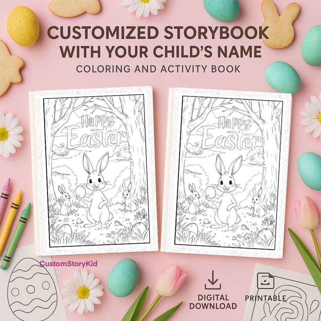 Personalized Easter Storybook for Kids – Custom Name & Printable ...