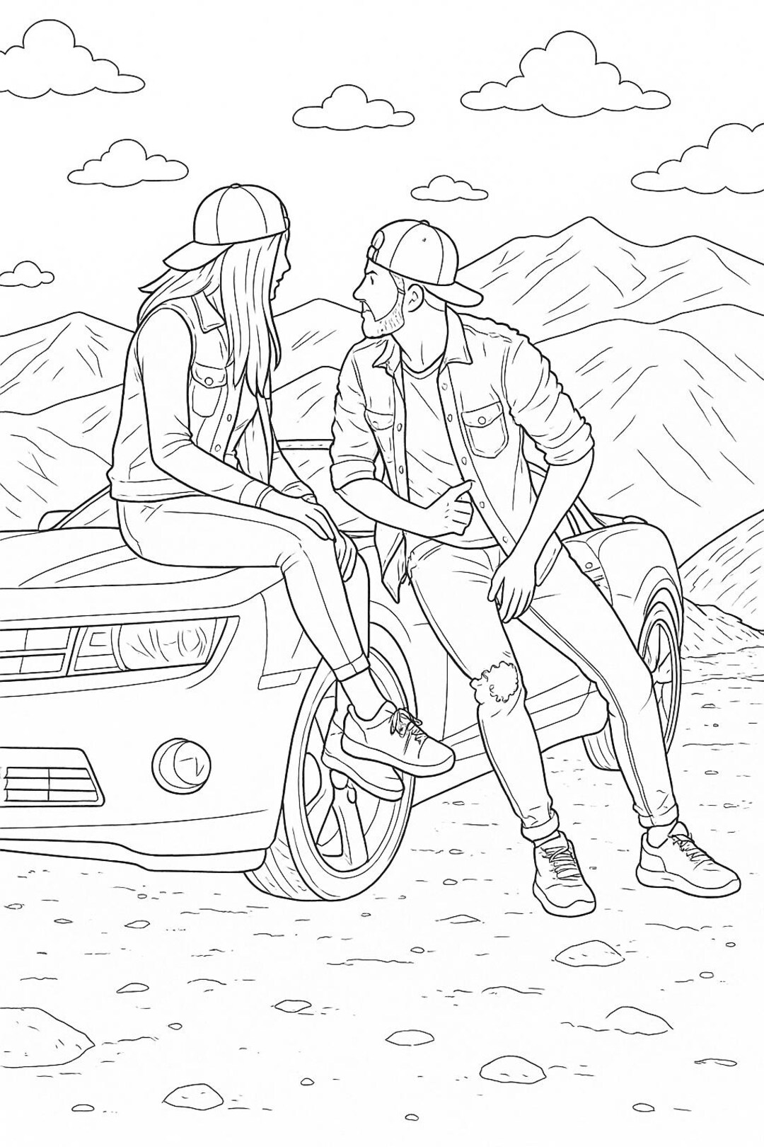 Photos Into Colouring Pages! Colour Your Own Images! - Etsy