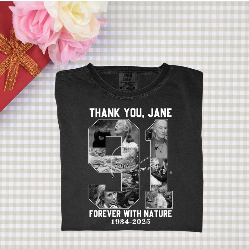 Jane Goodall Tribute PNG, Wildlife Conservation Legacy Png, Animal ...