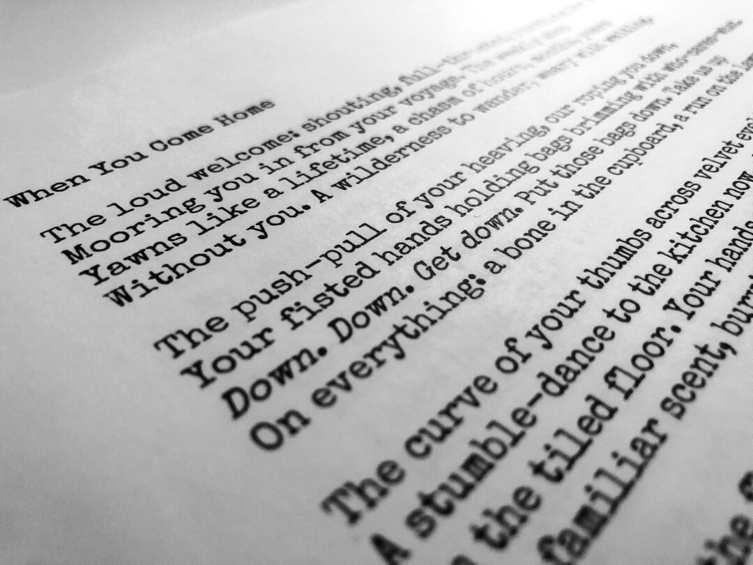 Bronze Poetry Package | Personalised Poem | Bespoke Poetry Gift ...