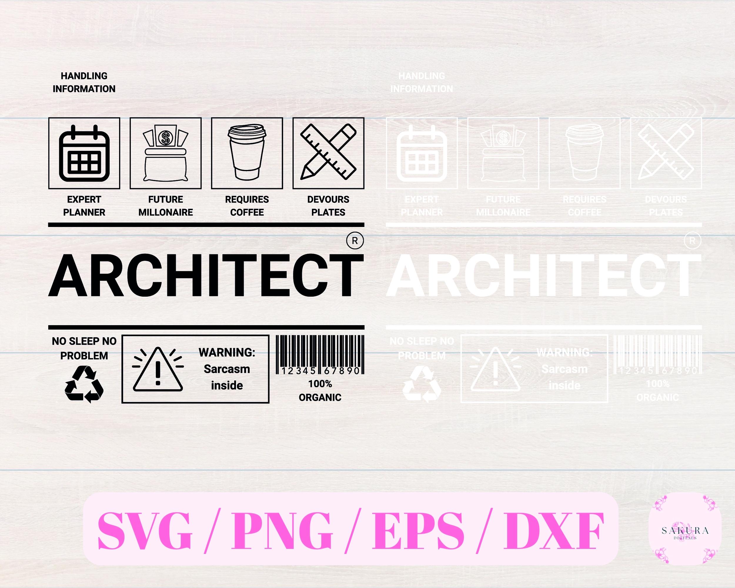 Architect T-shirt Design SVG/PNG - Design Svg - Fashion Design - Trendy ...