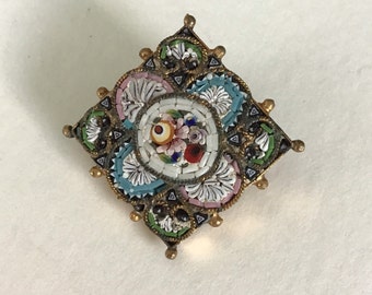 Micro Mosaic Pin - Etsy