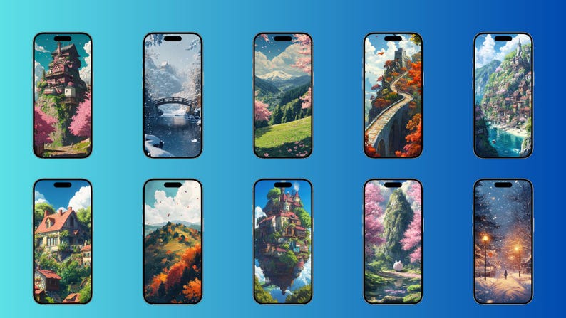 120 Studio Ghibli Seasons Wallpapers | 4K PNG Backgrounds for Desktop ...