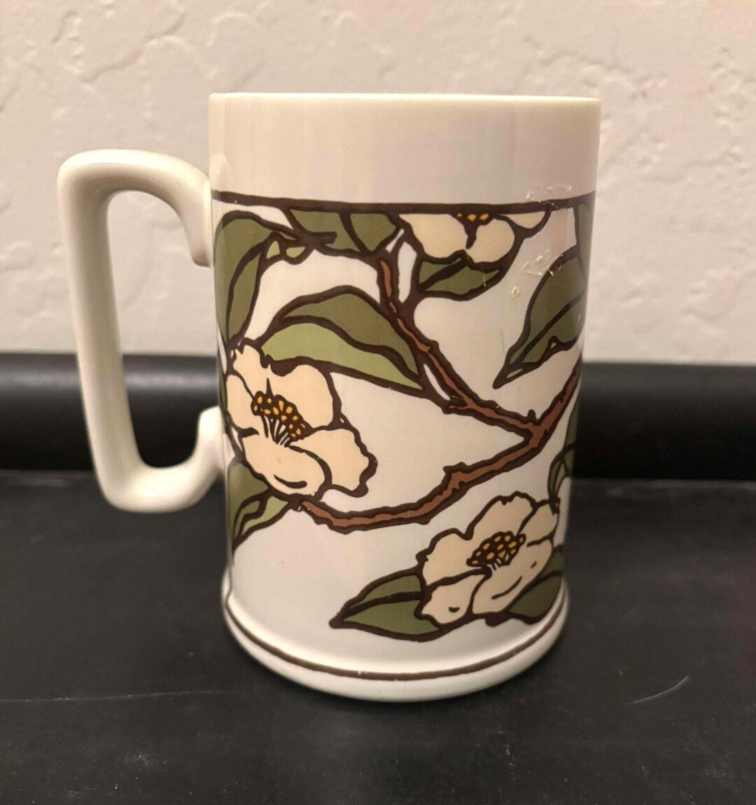 Rare Vintage Yoshiko Yamamoto Arts Crafts Press TEA BUSH Peet's Coffee ...