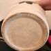 Vintage 1950s Heavy Cream Crock W/ Rose Flowers on Front Red Lid 10 H ...