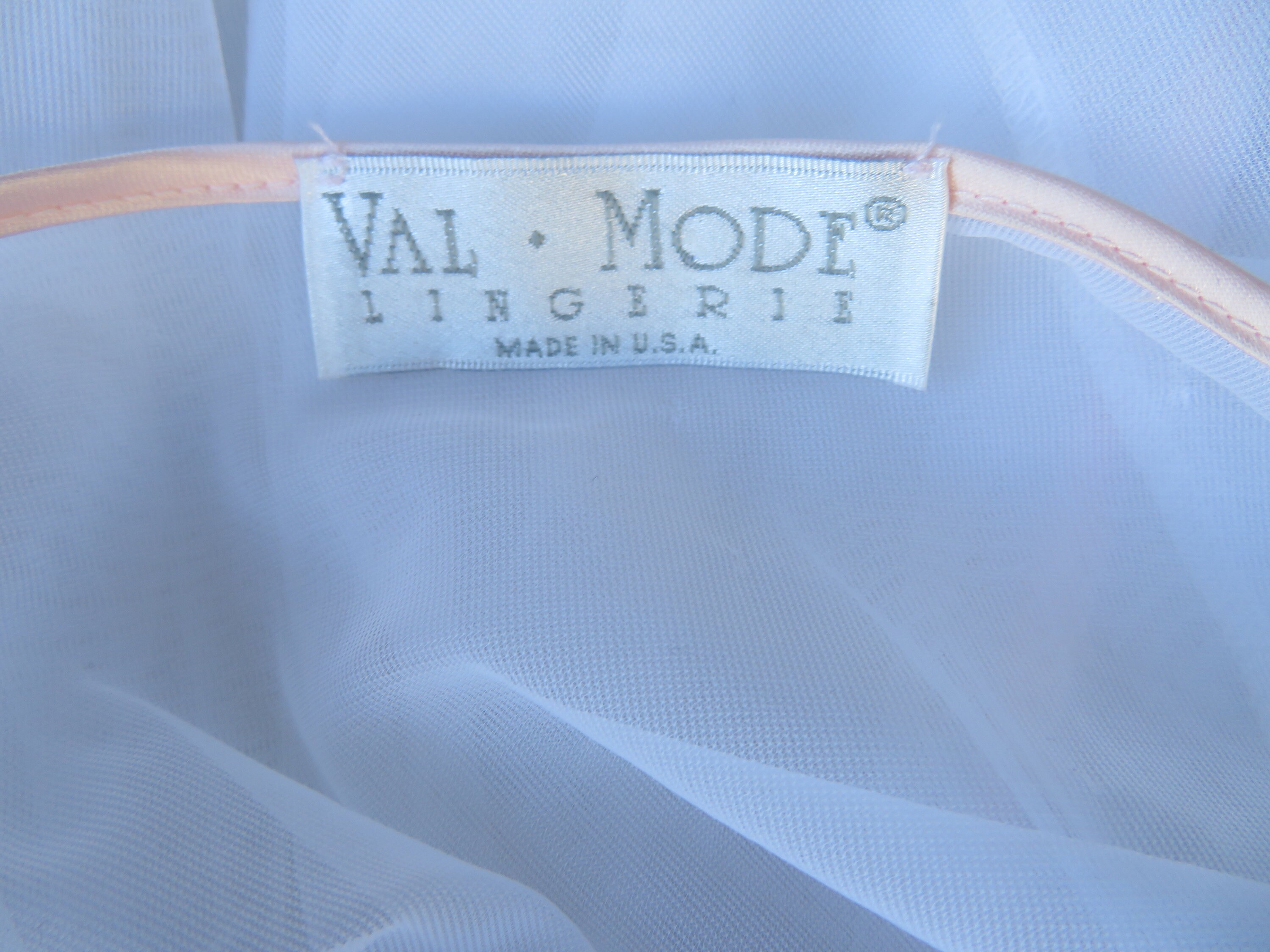 Vtg Val Mode White Night Gown & Robe Penior Set Size P - Etsy