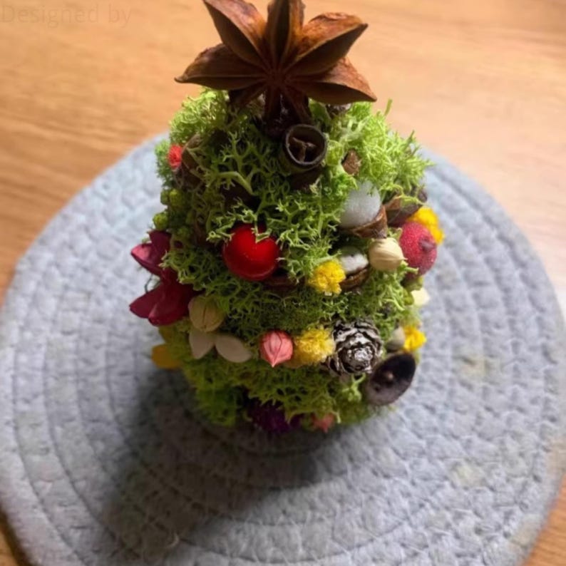 Handmade Christmas Tree DIY Kit • Pinecone Ornament Craft - Etsy