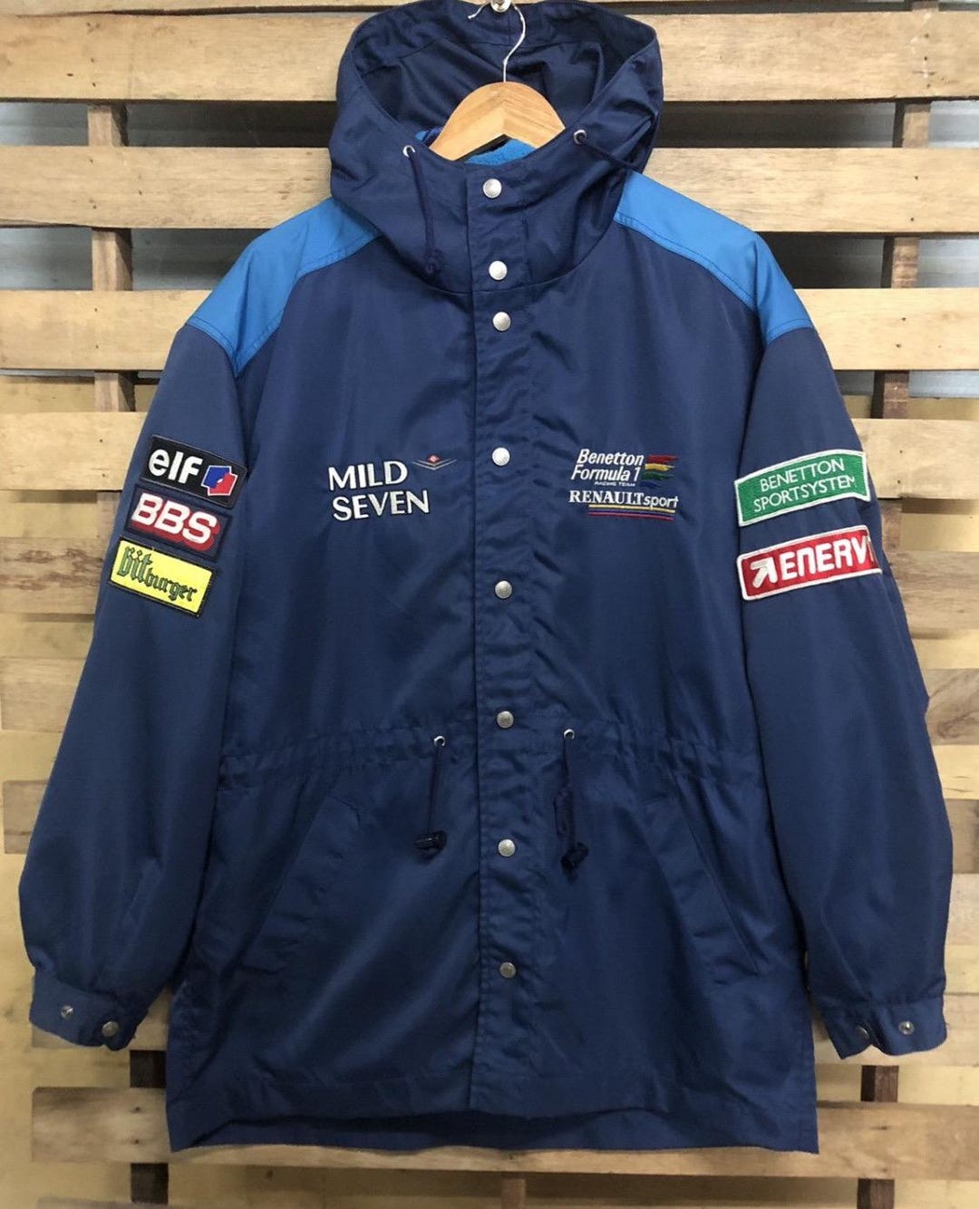 Rare Vintage 90s Benetton Formula 1 Racing Team Renault Jacket - Etsy