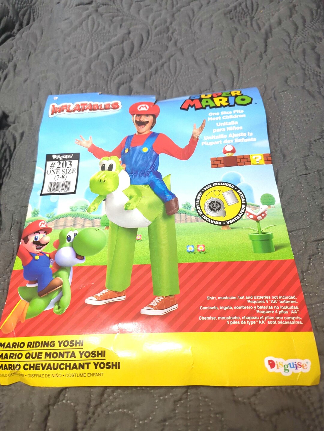 Super Mario Inflatable Mario Riding Yoshi - Etsy