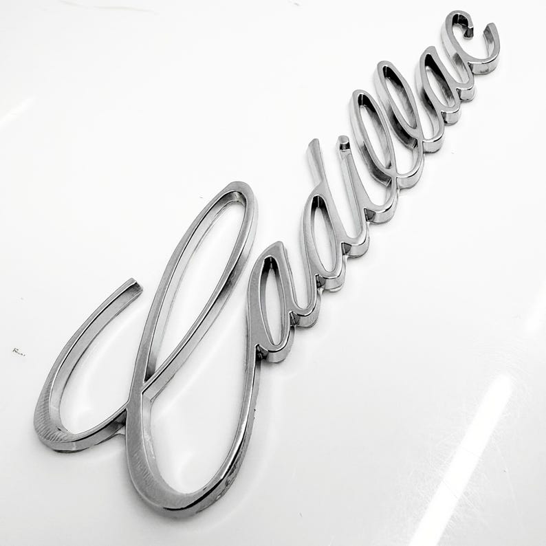 Chrome Cadillac Deville Eldorado Emblem 1994–2005 | New Script Badge 5.5"x1.5" - Etsy