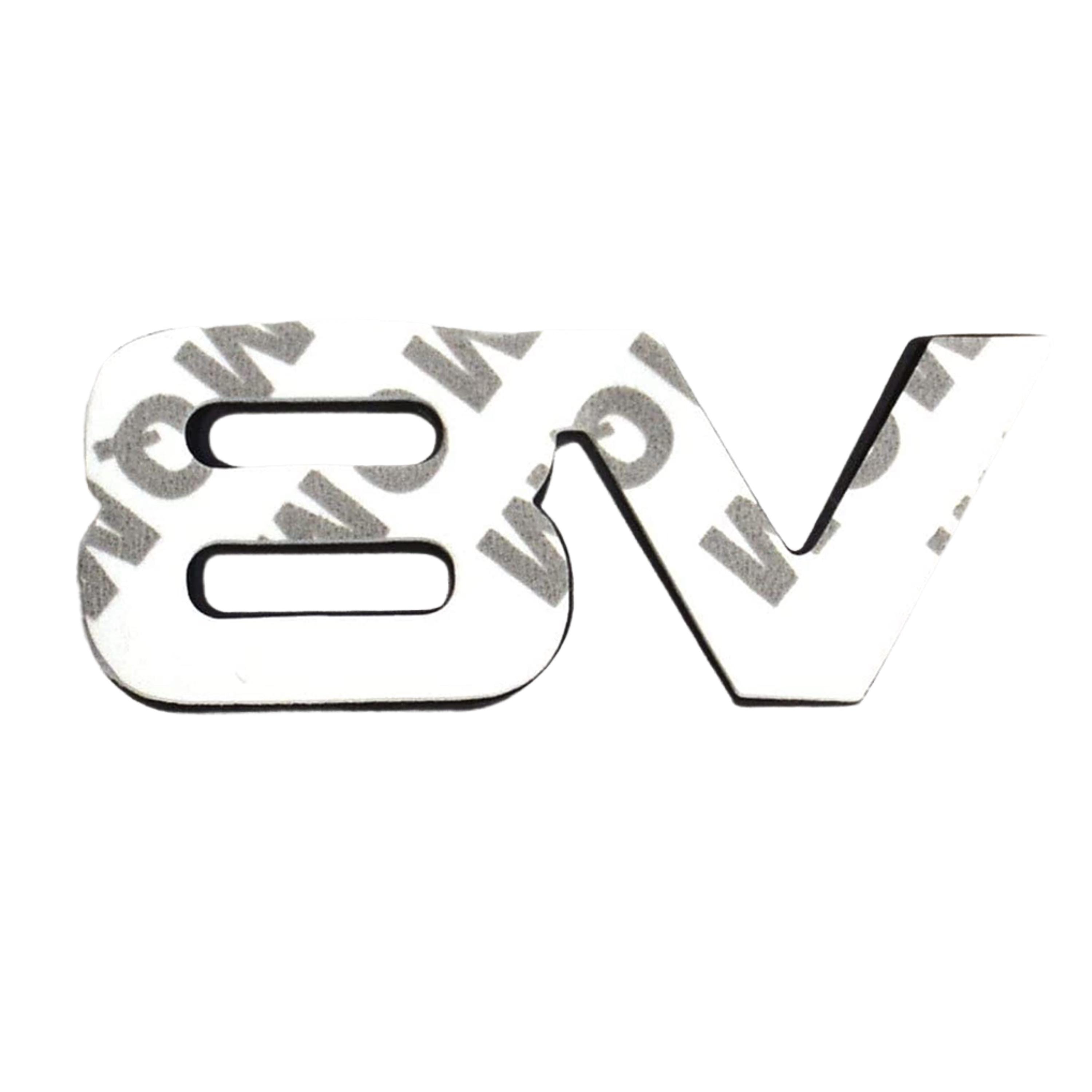 3D Chrome V8 Emblem Decal – Universal Car Body Badge Sticker - Etsy