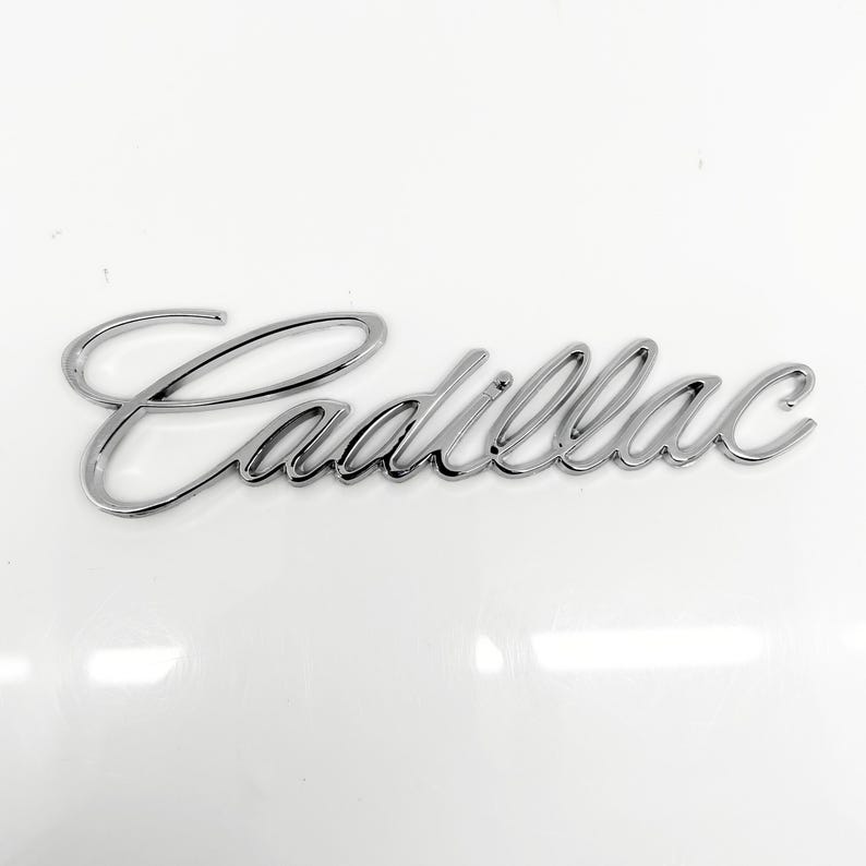Chrome Cadillac Deville Eldorado Emblem 1994–2005 | New Script Badge 5. ...