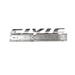 Honda Civic Chrome Logo Badge Emblem Overlay – Tailgate Boot Lettering ...