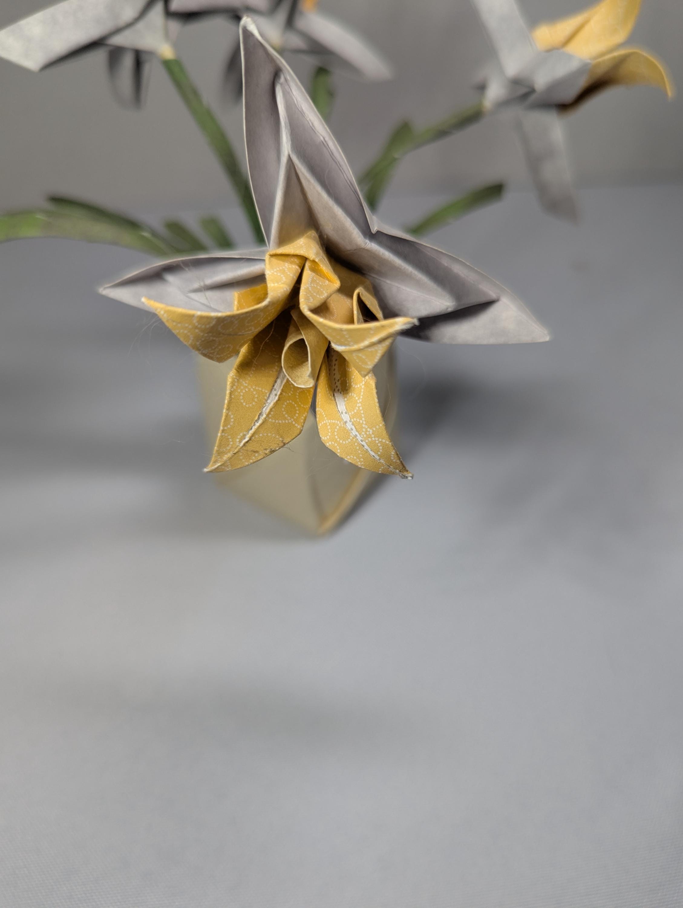 Origami Daffodil Flower Bouquet - Etsy