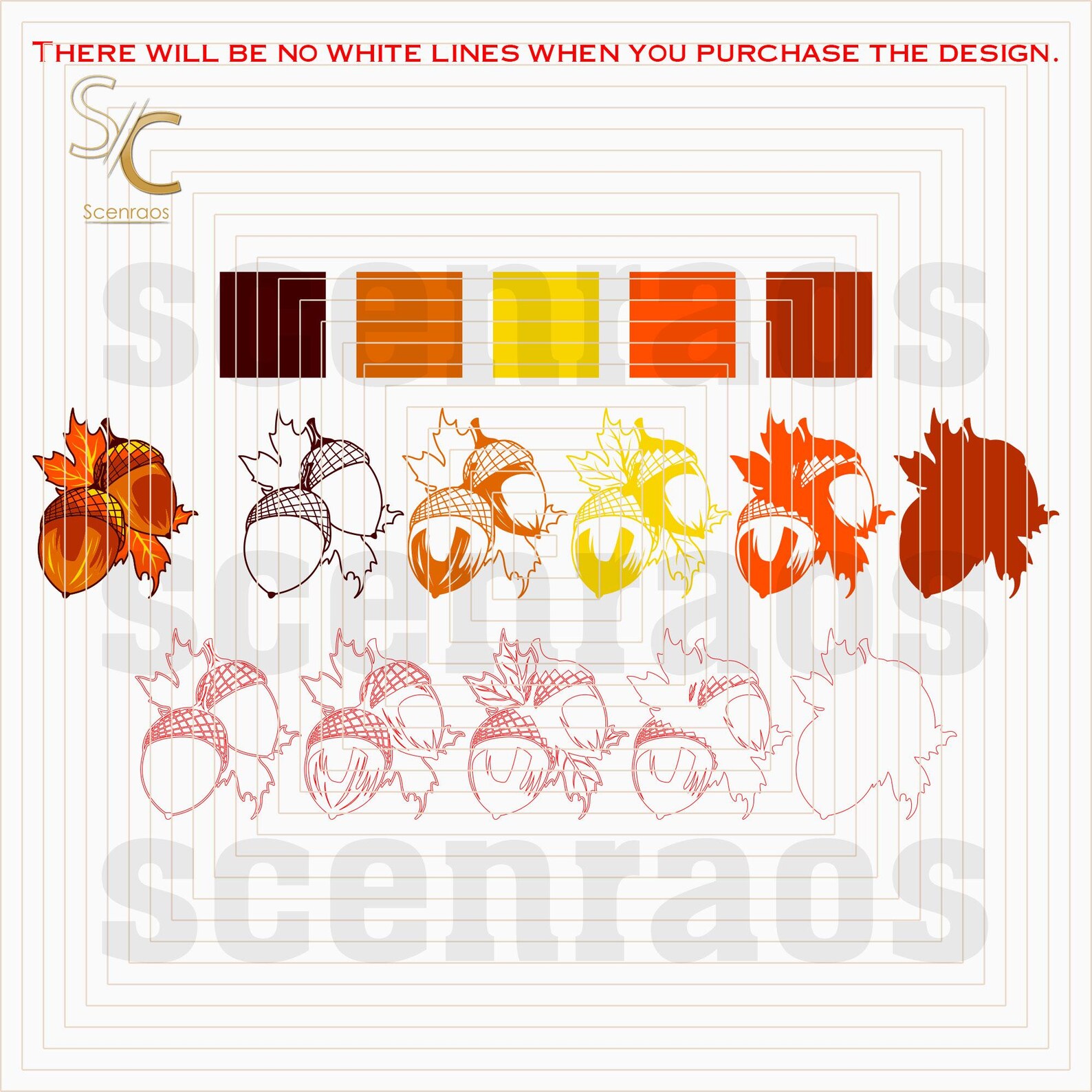 Thanksgiving Acorn SVG Laser Cut File: Autumn Decor Template (digital ...