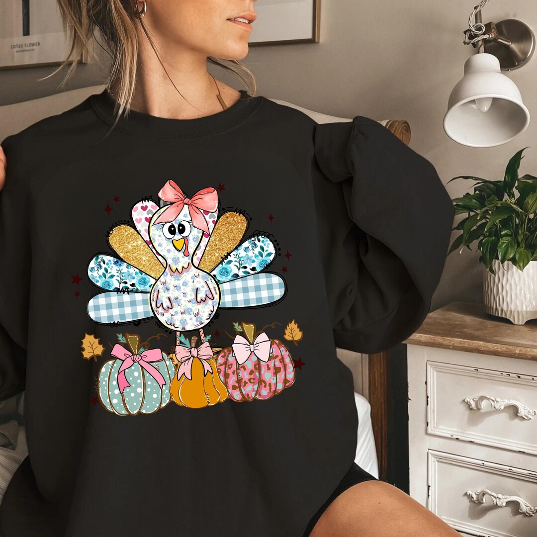 Thanksgiving Turkey Sweatshirt, Turkey Shirt, Family Sweatshirt ...