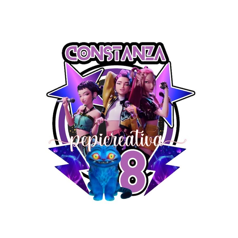 Cake toppers de las guerreras kpop - Etsy España