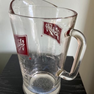 Vintage Schlitz Draft Beer Pitcher Glass / Breweriana /classic - Etsy