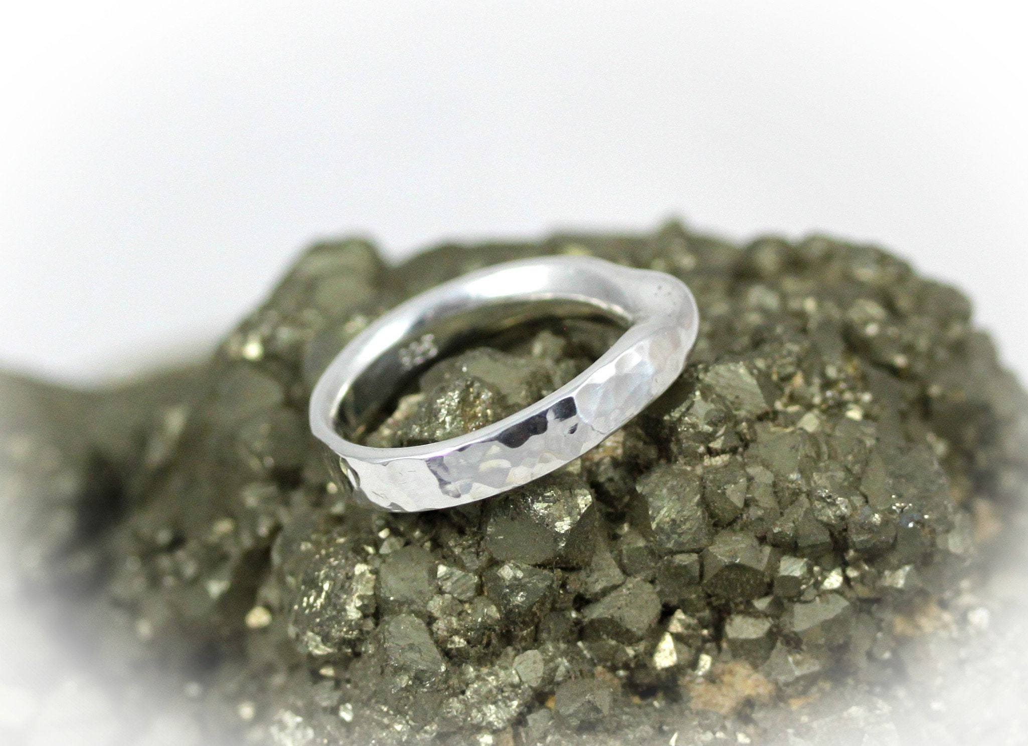Shiny Fine Silver Fusion Drip Ring With Insanely Beautiful - Etsy