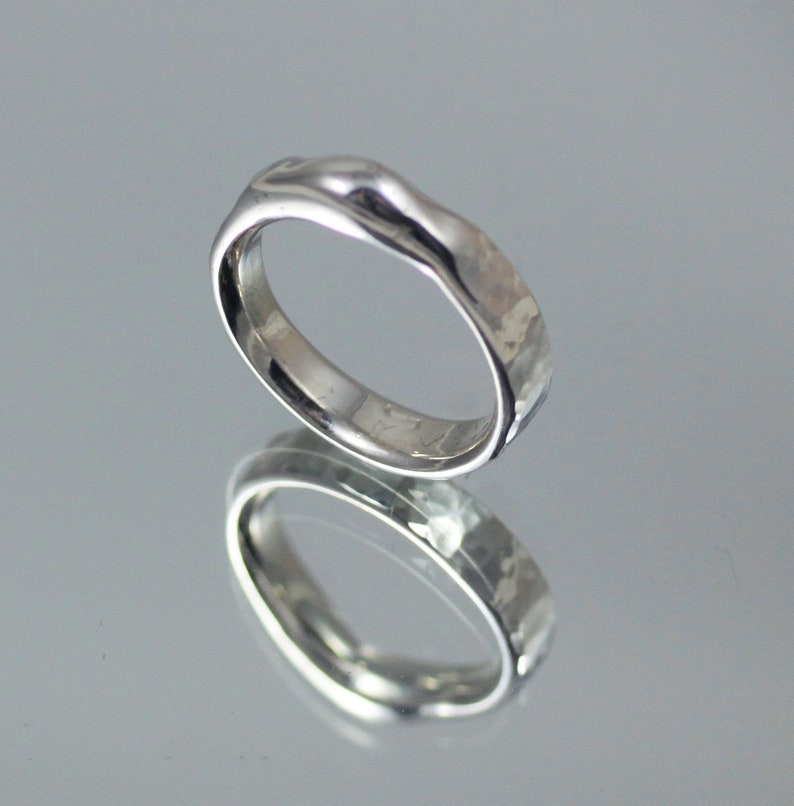 Shiny Fine Silver Fusion Drip Ring With Insanely Beautiful - Etsy