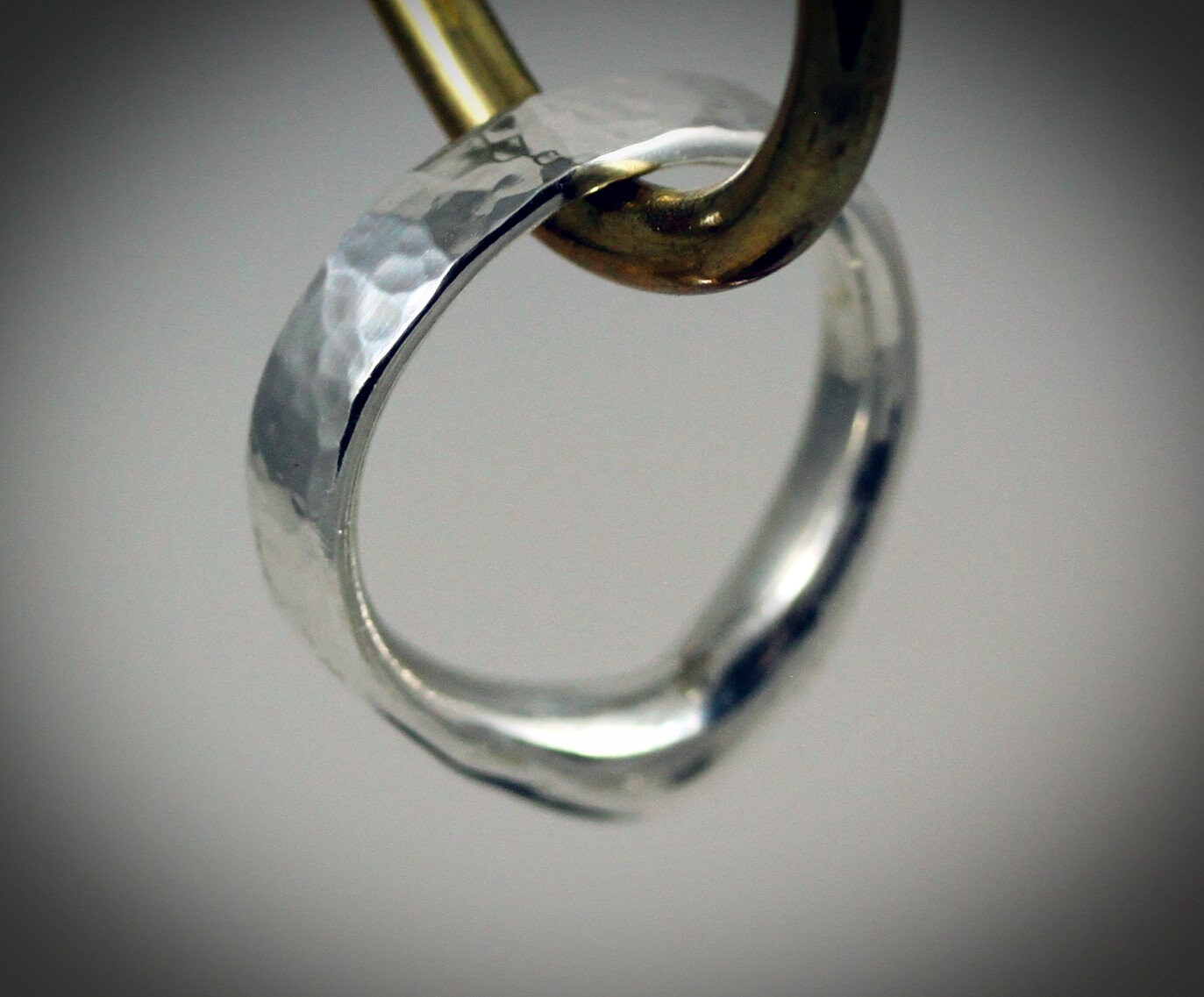Shiny Fine Silver Fusion Drip Ring With Insanely Beautiful - Etsy