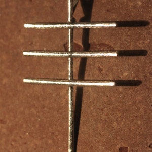 Delicate Sterling Silver TRIPLE-CROSS Pendant AKA Pope's | Etsy