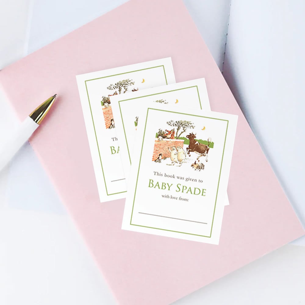 Custom Bookplates Personalized Nursery Rhyme Bookplates - Etsy